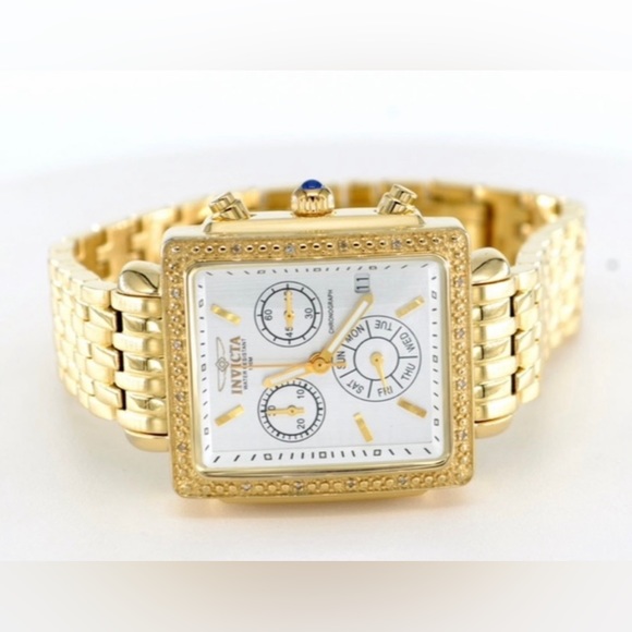 Invicta | Accessories | 6mm Gold Tone Stainless Steel Invicta Watch 16 ...